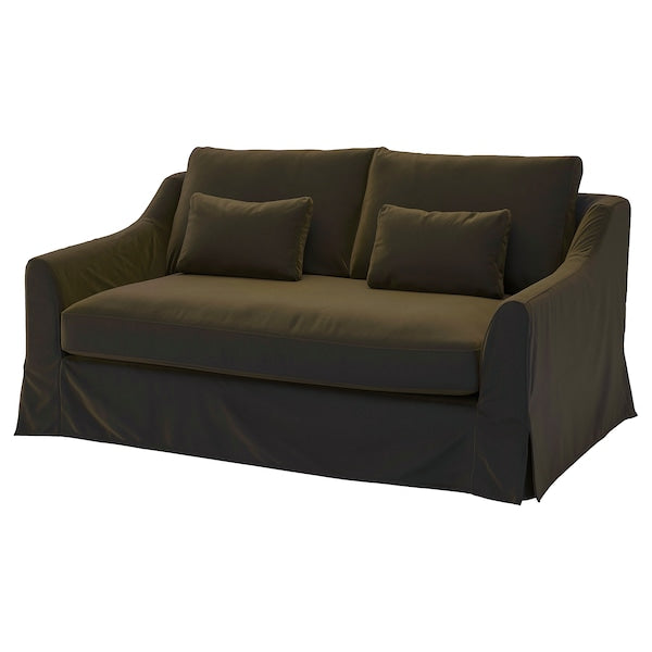 IKEA FARLOV Cover for Sleeper Sofa Djuparp Olive Green 604.786.16 Slipcover