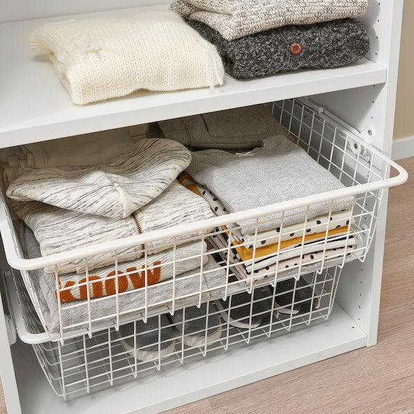 white baskets   ikea