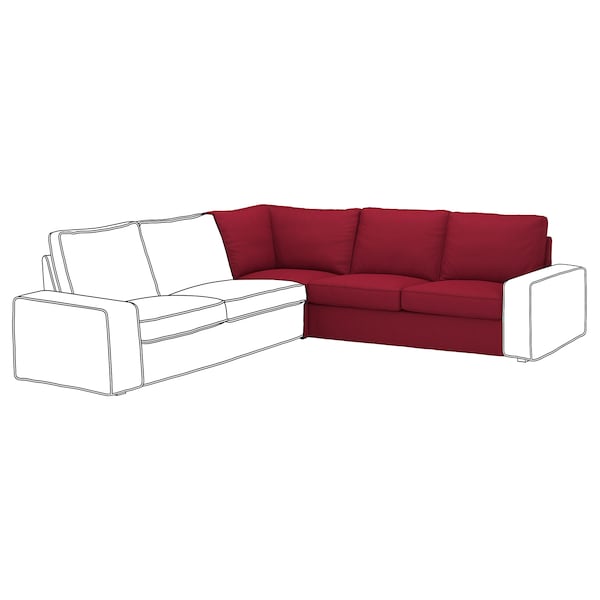 IKEA KIVIK Corner Section Sectional Sofa Cover Slipcover Orrsta Red 004.139.01