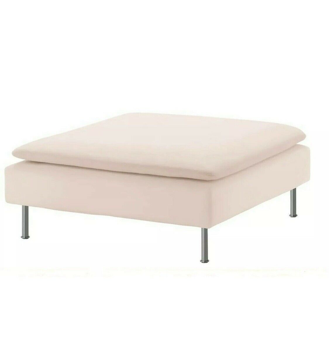 IKEA SODERHAMN Ottoman Cover Samsta Light Pink Slipcover 803.282.87 ...