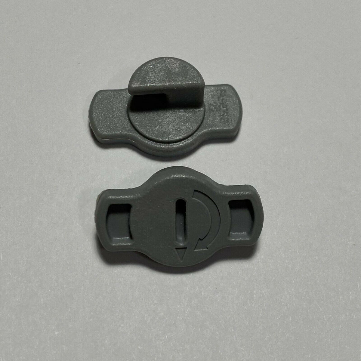IKEA Part # 124526 (2 Pack) Plastic Twist Turn Locking Mechanism Gray ...